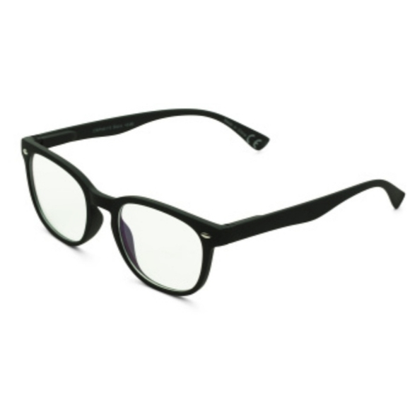 e-specs | Accessories | Especs Blue Light Filtering Black Matte Glasses ...